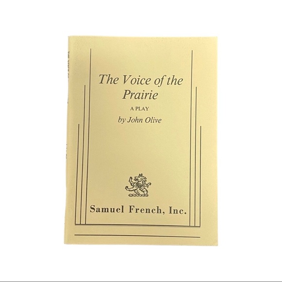 Other | The Voice Of The Prairie A Play By John Olive 1999 | Poshmark